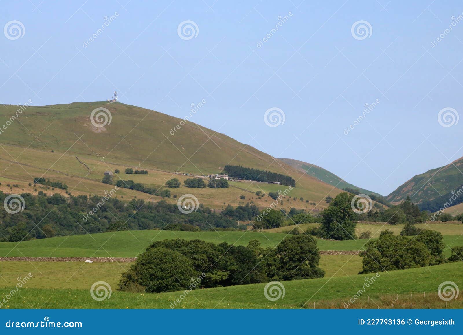 Grayrigg Pike and Lune Gorge, Cumbria Stock Photo - Image of grayrigg ...