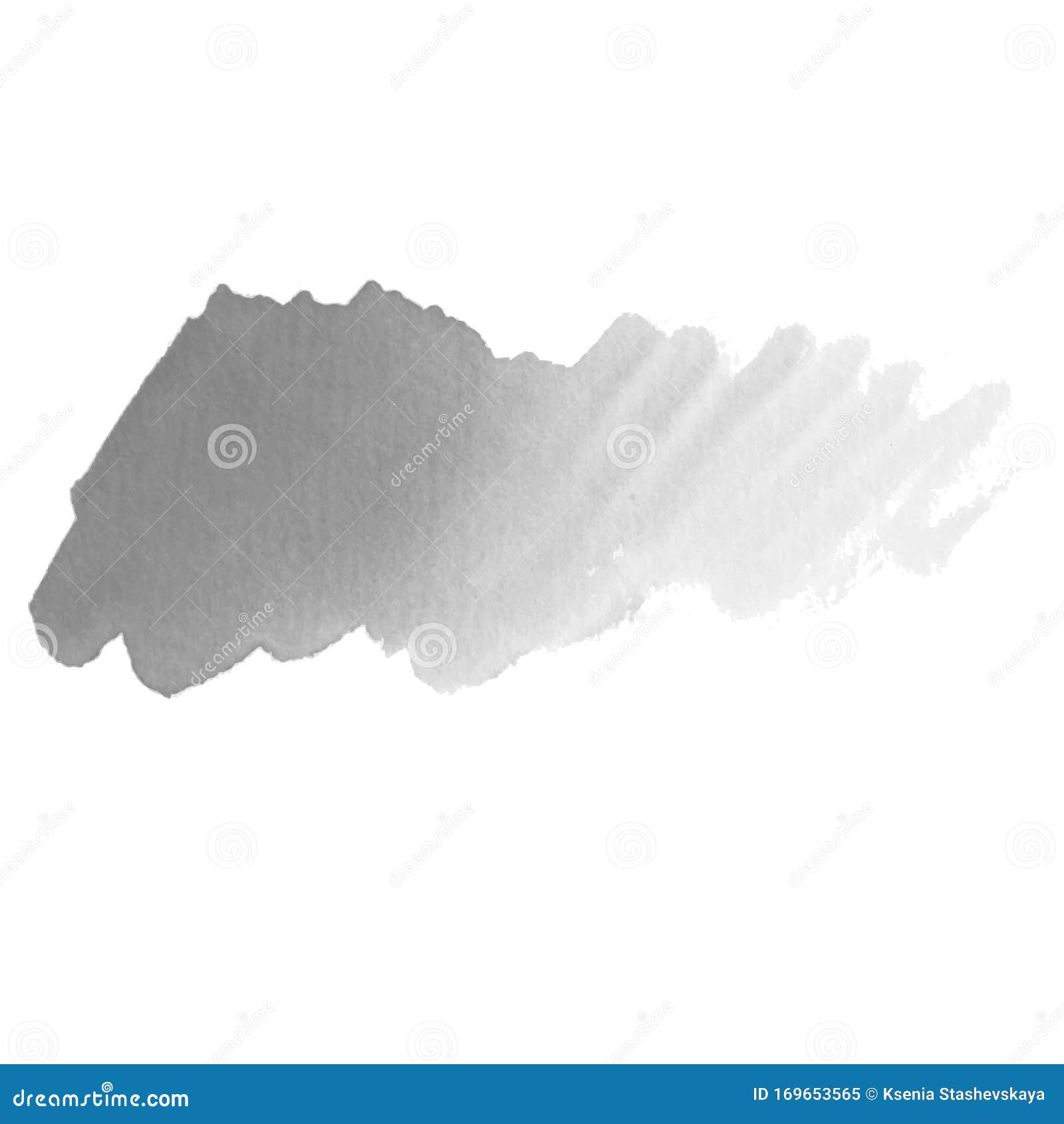 Grayscale Abstract Watercolor Background for Your Design. Stock Vector ...