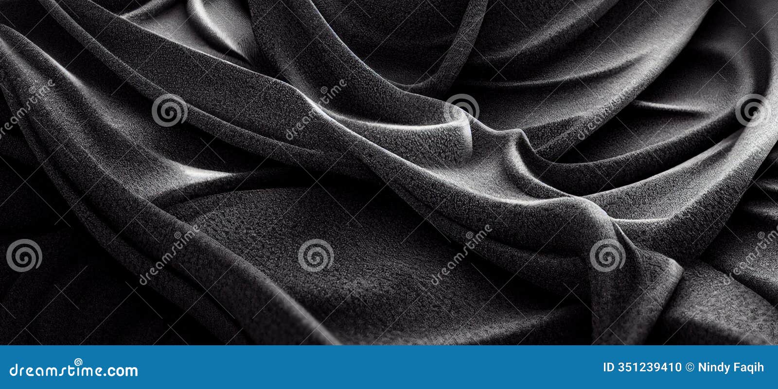 Grayscale Color Texture Cloth Wave Background Stock Illustration ...