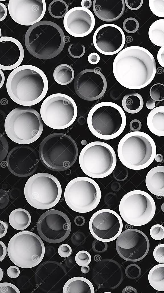 Grayscale 3D Render stock illustration. Illustration of design - 328077573