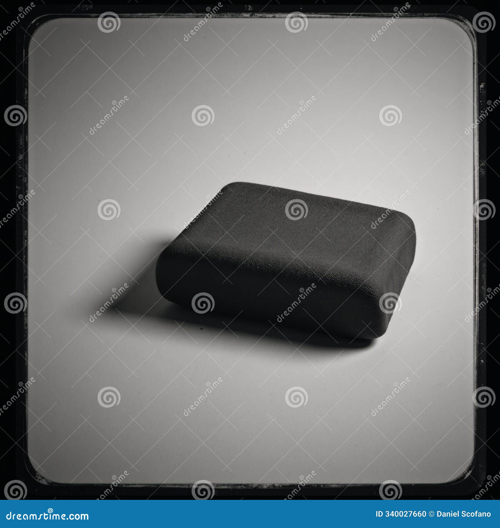 Grayscale Image with Black Vignette Border and an Aged Vintage Grunge ...