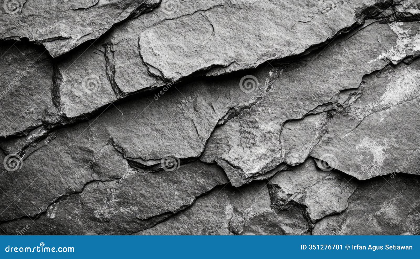 A Grayscale Image of Layered Slate Rock Texture Stock Illustration ...