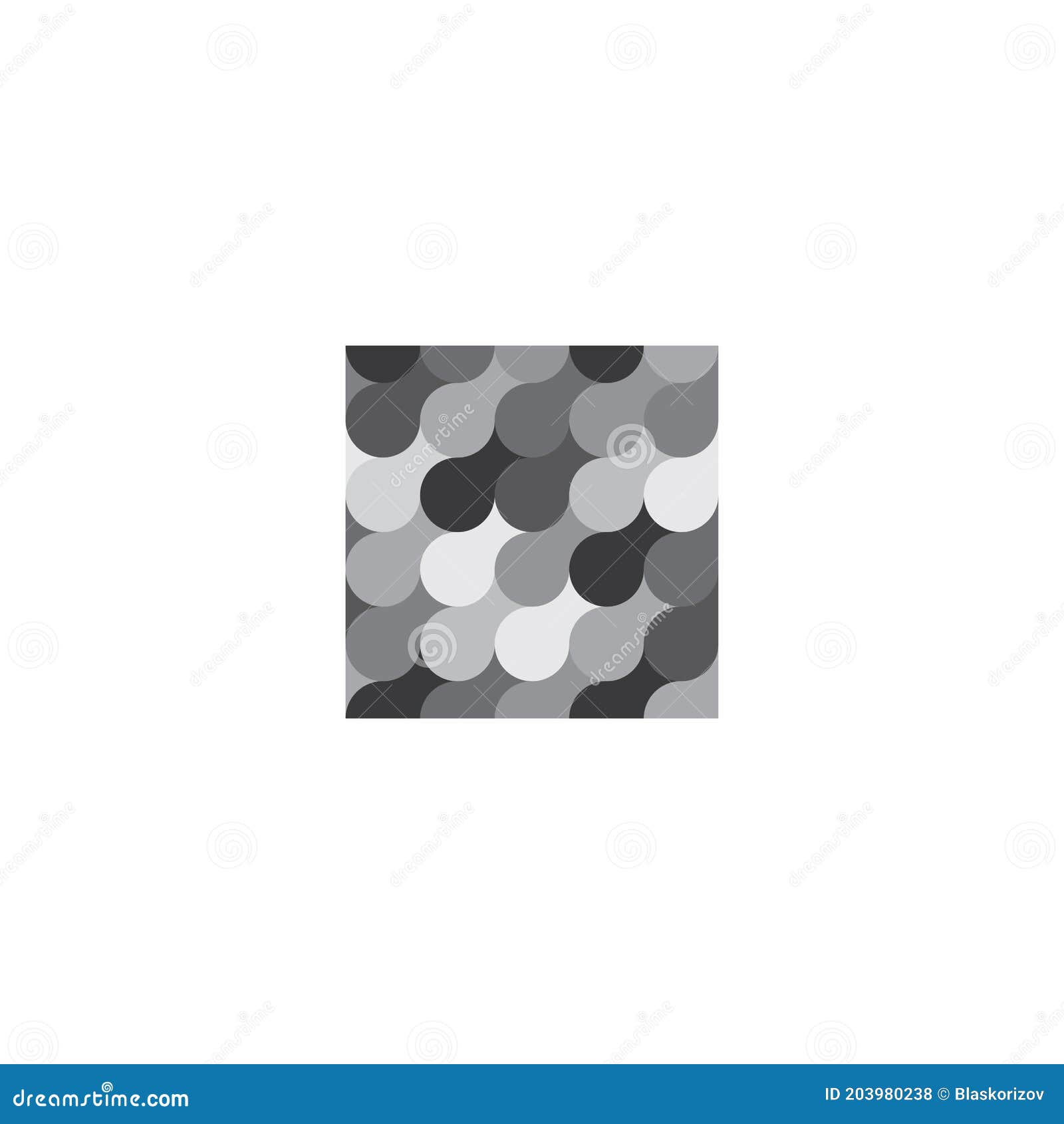 Grayscale Logo Design Wpap Dog Cartoon Vector | CartoonDealer.com ...