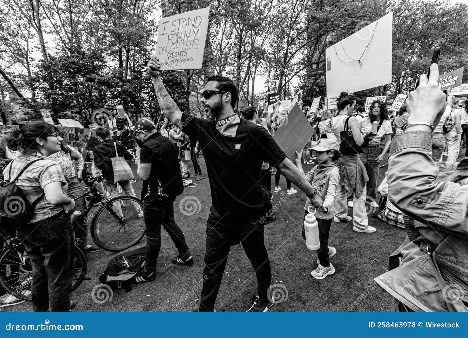 Grayscale of People Protesting for Pro-choice Abortion Rights in ...