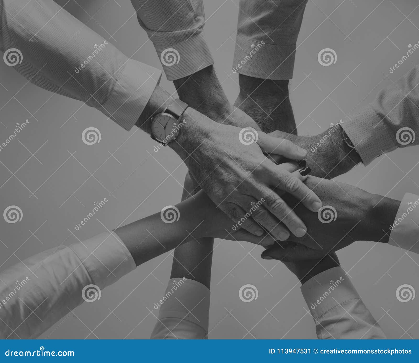 Grayscale Photo Of Hands Picture. Image: 113947531