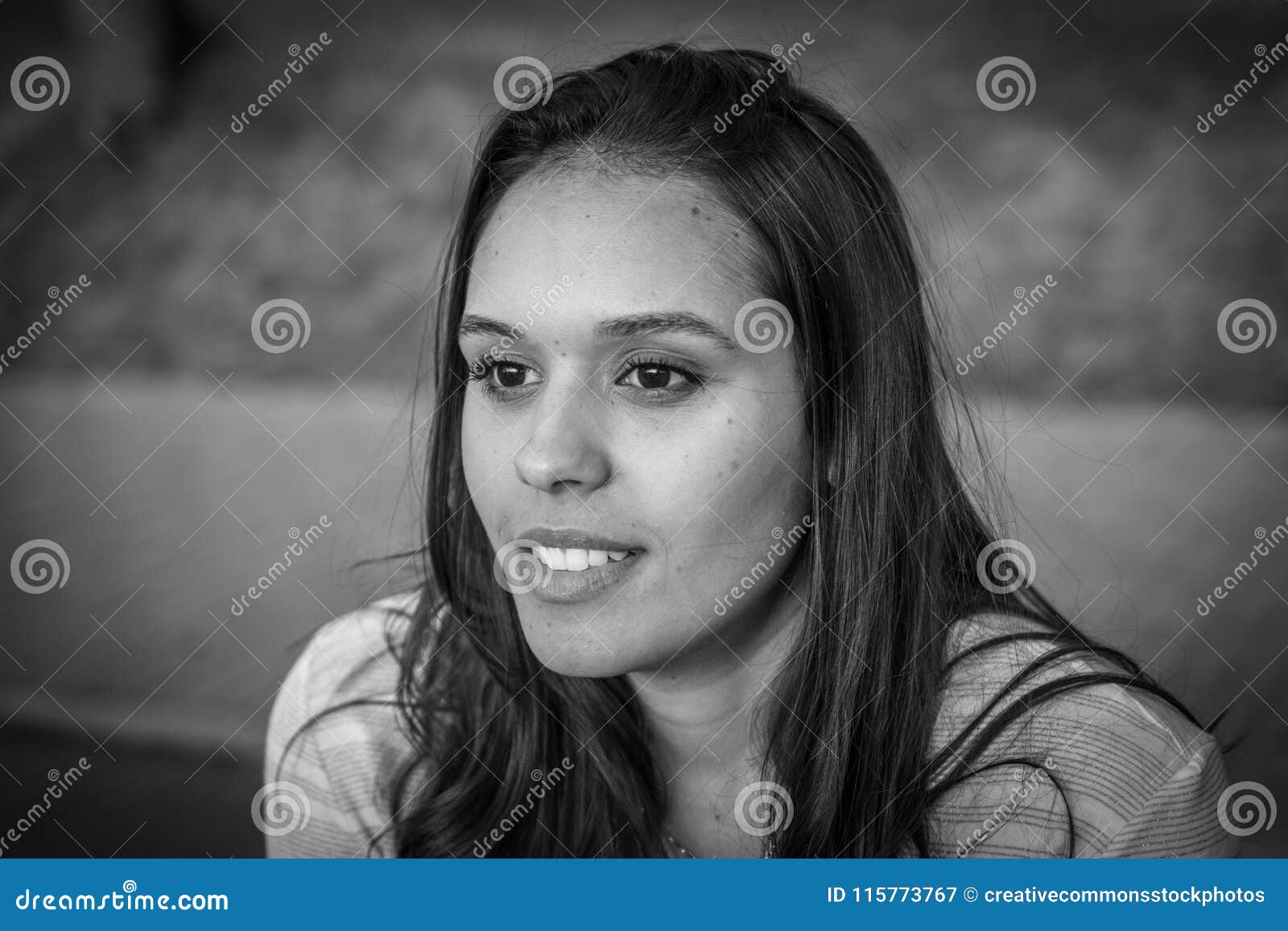Grayscale Photo Of Woman Picture. Image: 115773767