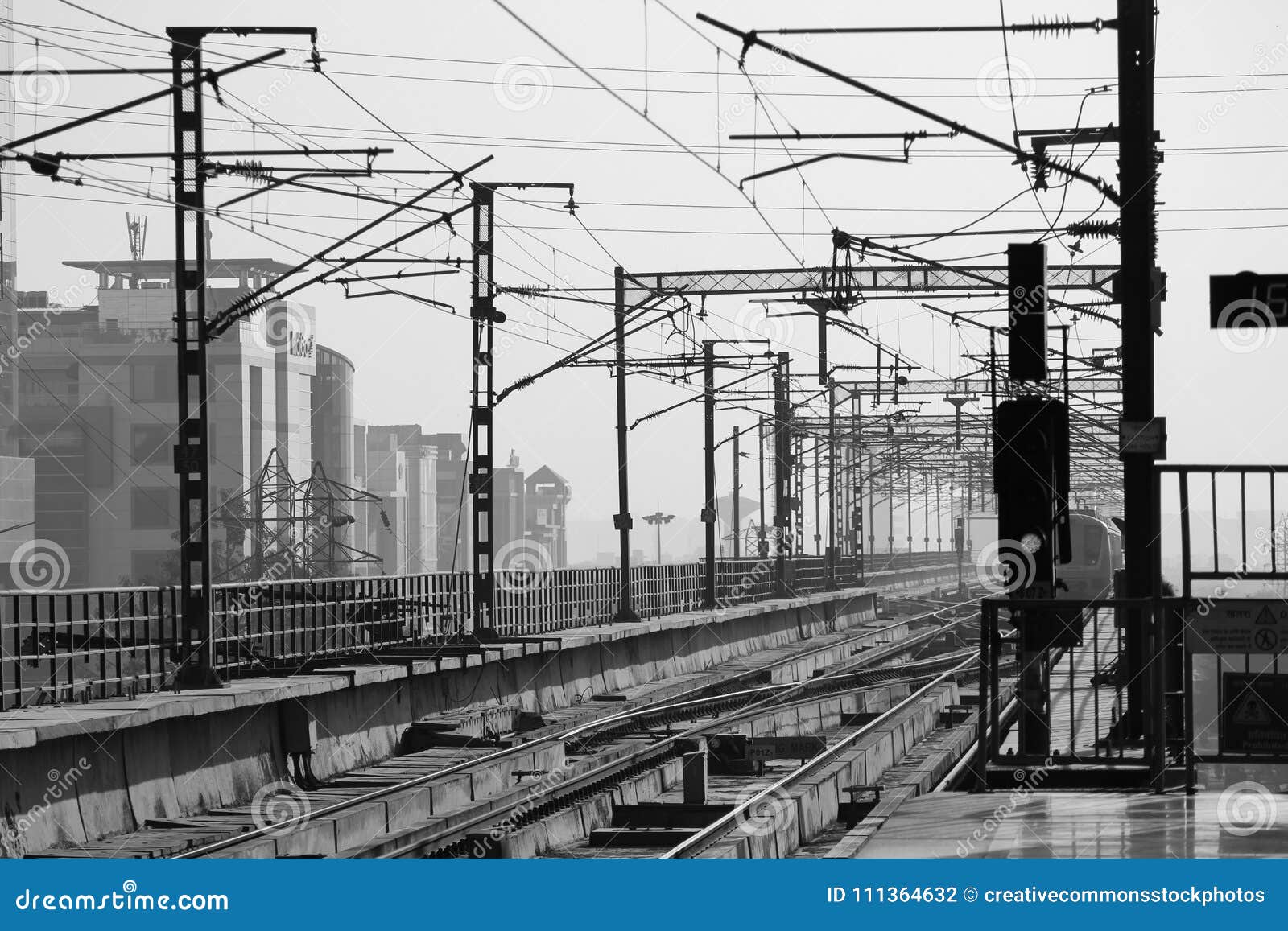 Grayscale Photography Of Train Station Picture. Image: 111364632