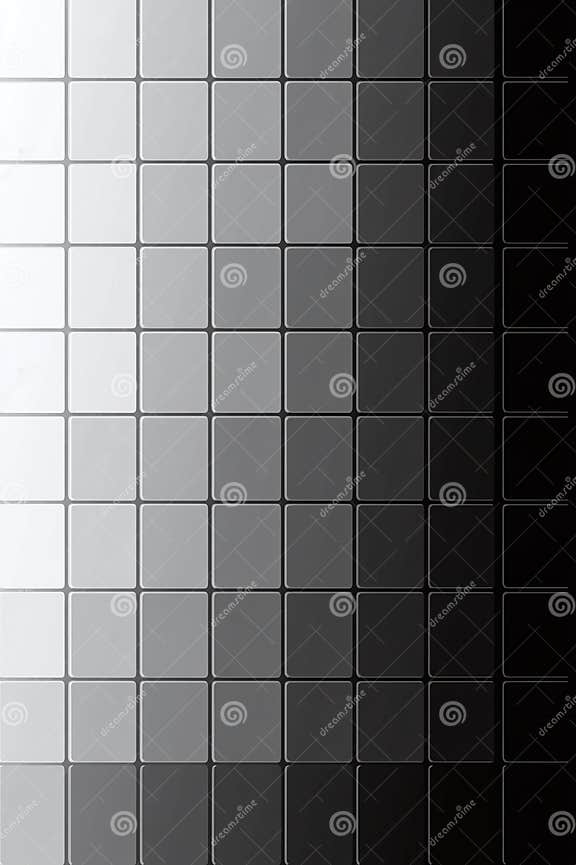 Grayscale Pixel Gradient Smoothly Transitioning from Black To White in ...