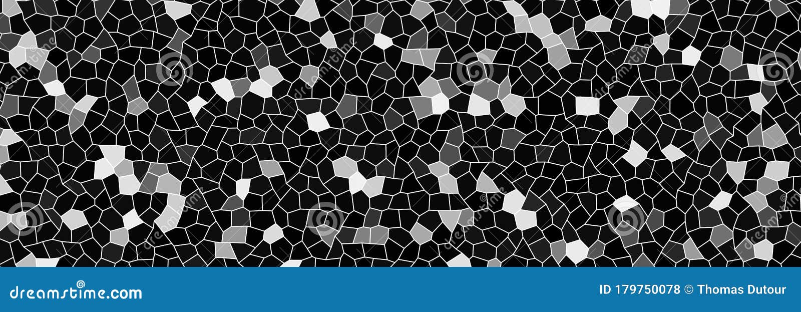 Grayscale Random Polygon Pattern Vector Illustration | CartoonDealer ...