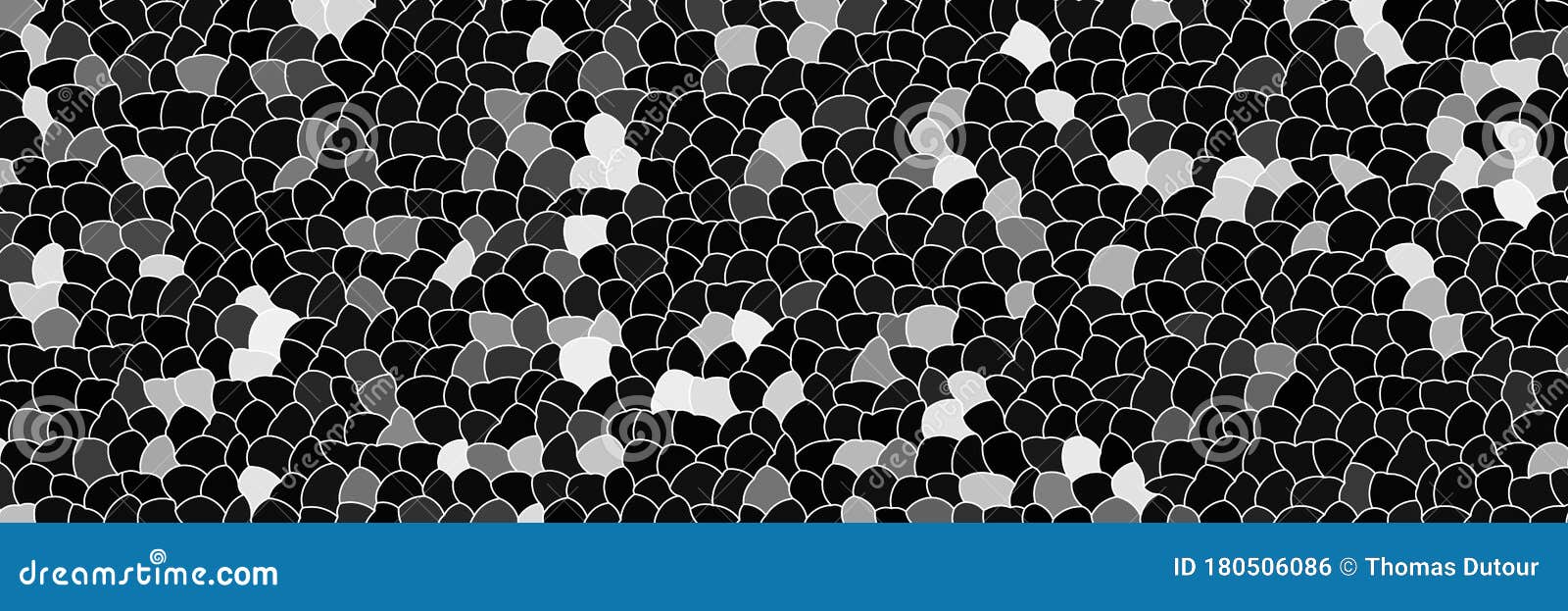 Grayscale Rounded Polygon Pattern Stock Vector - Illustration of vector ...