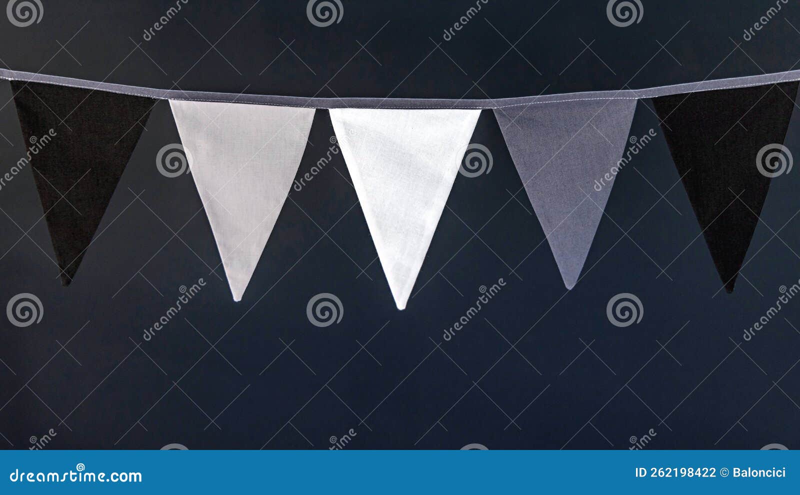Grayscale Triangular Flags stock photo. Image of 2022 - 262198422