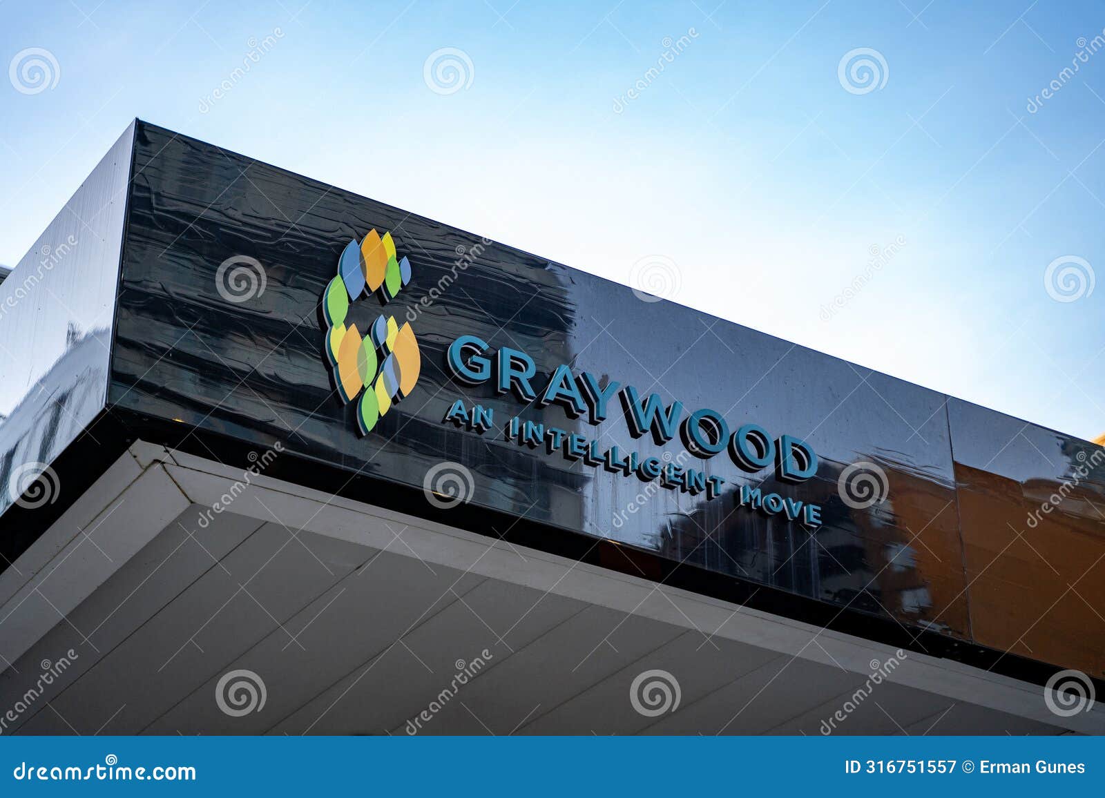 Graywood Developments Logo Sign. Editorial Photography - Image of brick ...