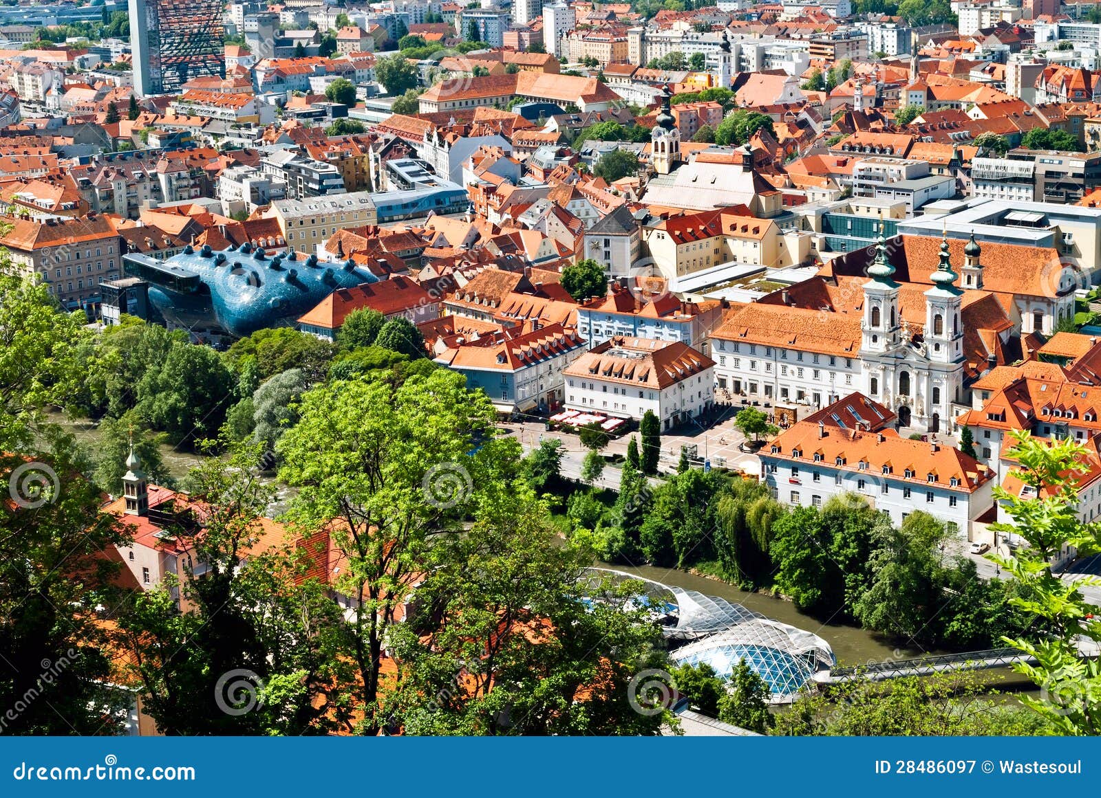 Graz stock image. Image of europe, exterior, street, graz - 28486097