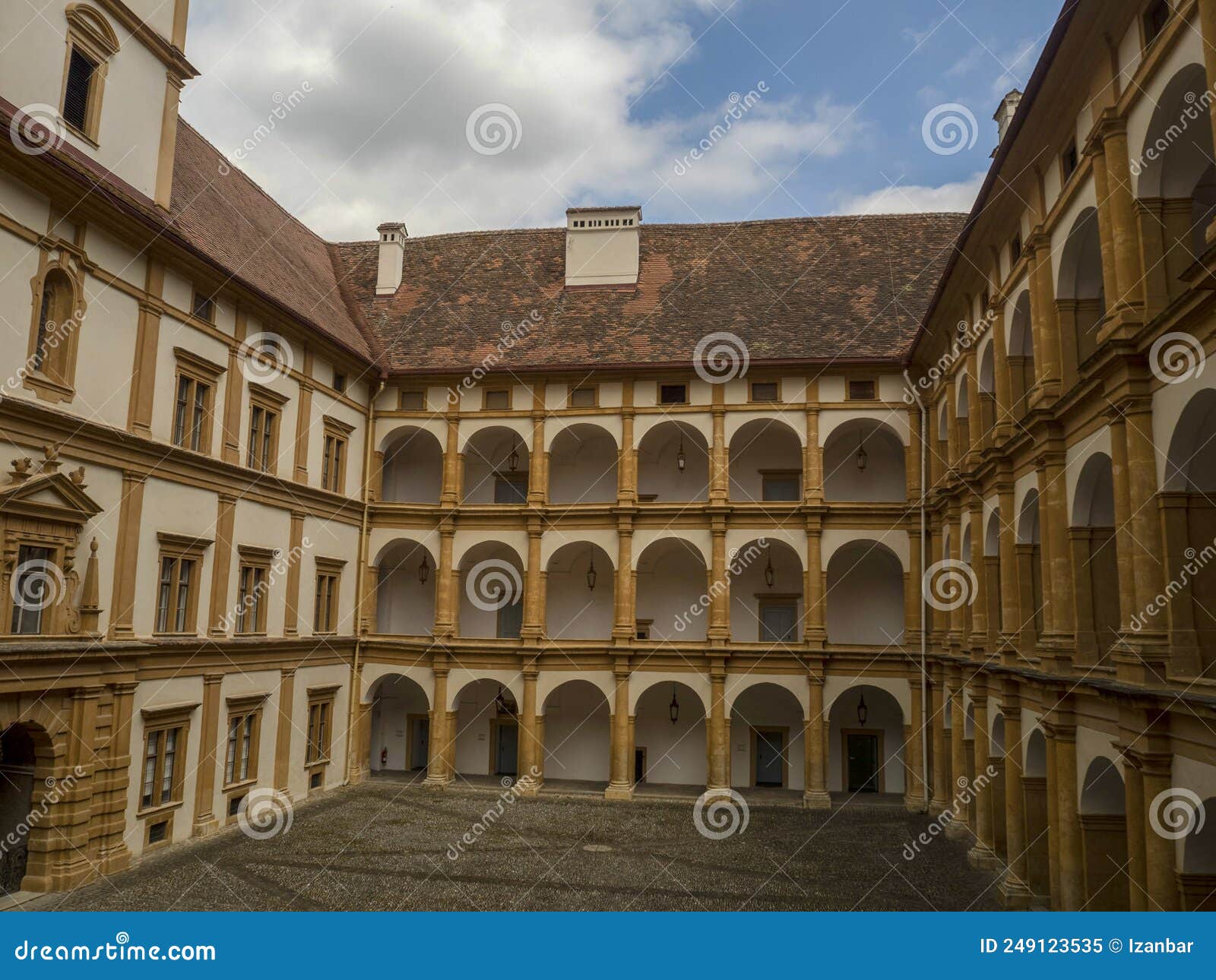 Graz Historical Eggenberg Castle View Stock Image - Image of ancient ...