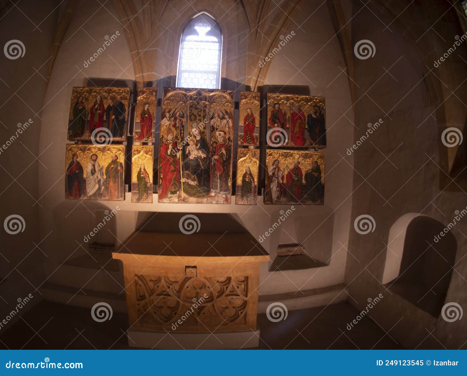 Graz Historical Eggenberg Castle View Gothic Chapel Stock Image - Image ...