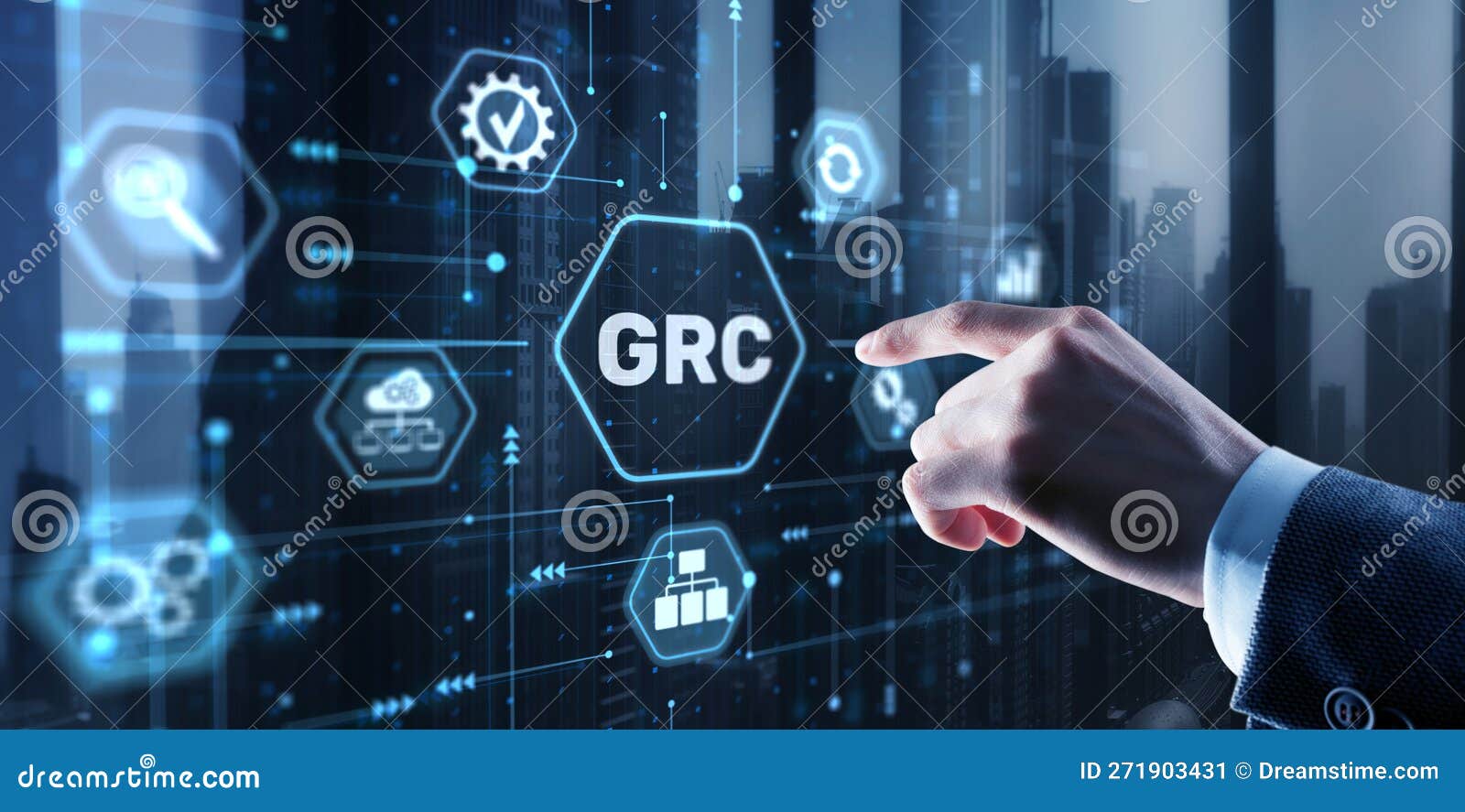 GRC Governance Risk and Compliance Concept Stock Image - Image of risk ...