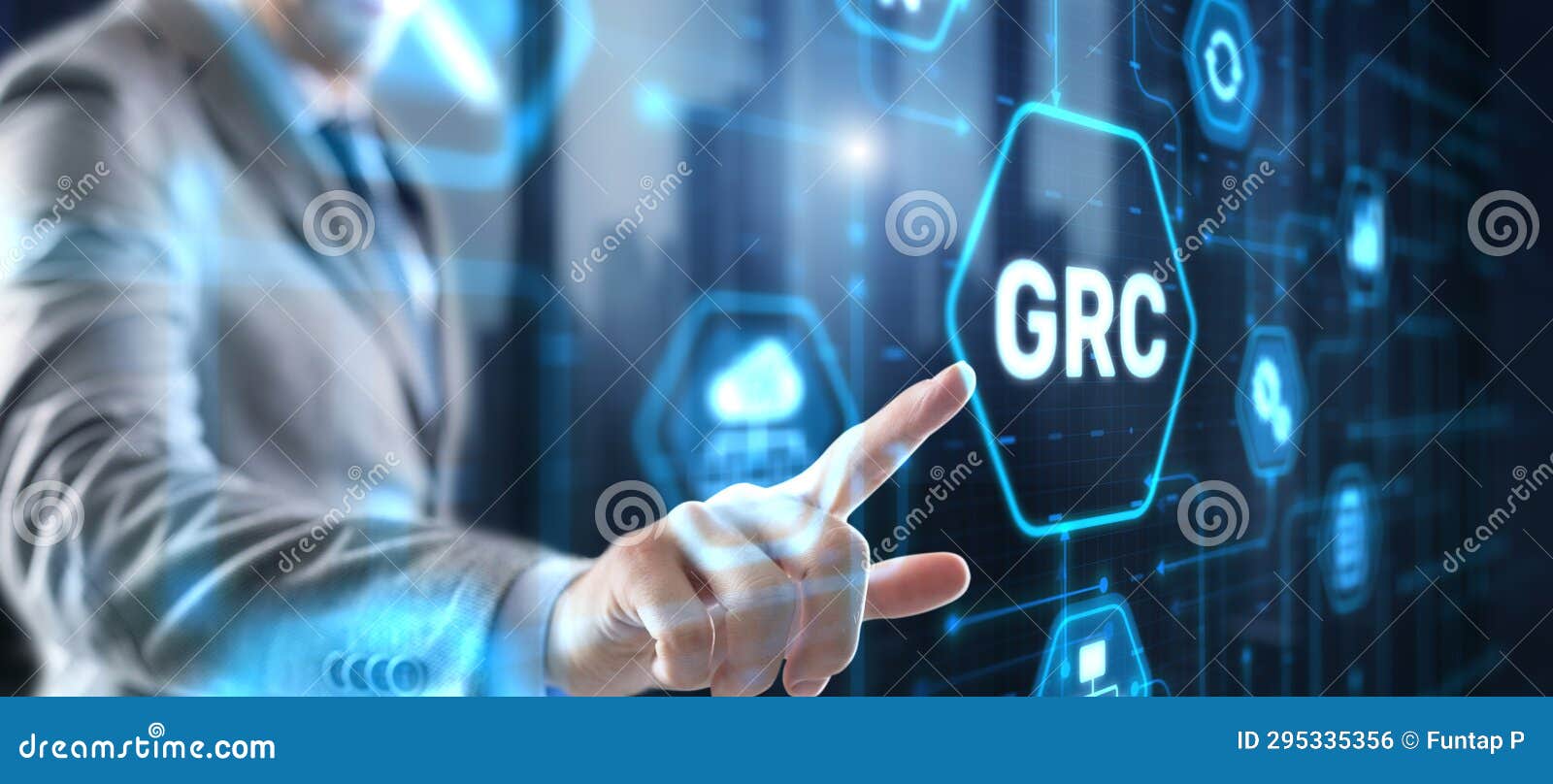 GRC Governance Risk and Compliance Concept Stock Photo - Image of plan ...