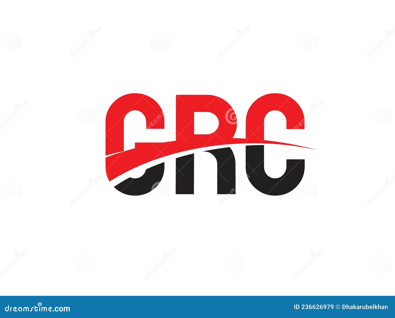 GRC Letter Initial Logo Design Vector Illustration Stock Vector ...