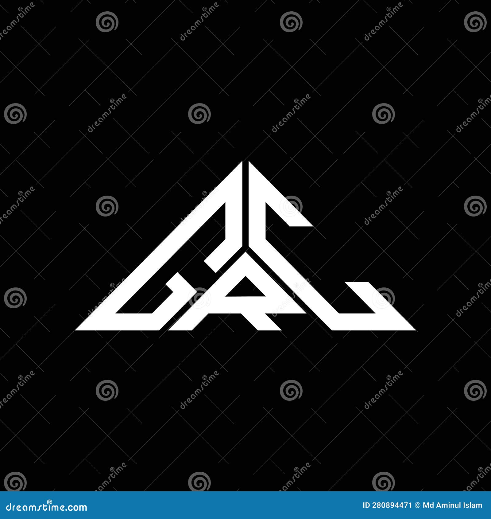 GRC Letter Logo Creative Design with Vector Graphic, GRC Simple and ...