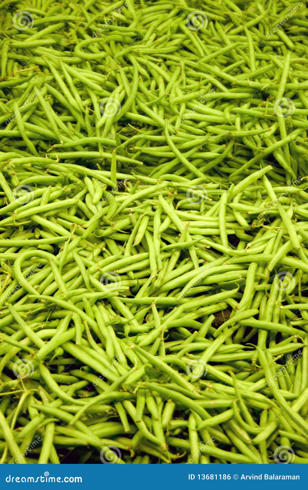 Grean Beans At A Local Market Royalty Free Stock Image - Image: 13681186