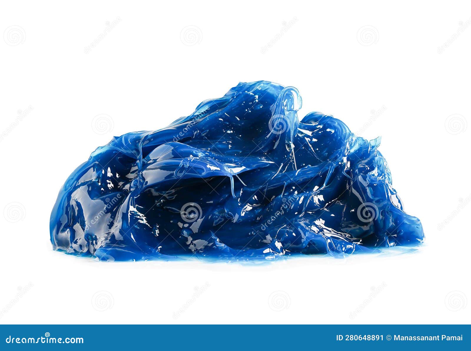 Grease, Blue Premium Quality Synthetic Lithium Complex Grease Isolated ...