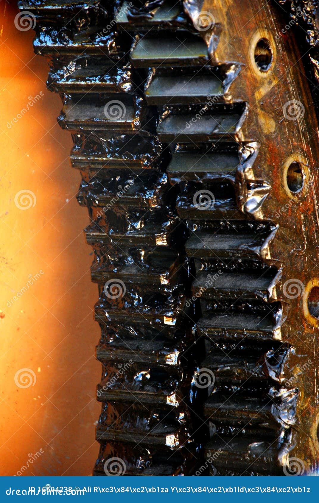 Greased gears stock photo. Image of active, manufacturing - 15694238