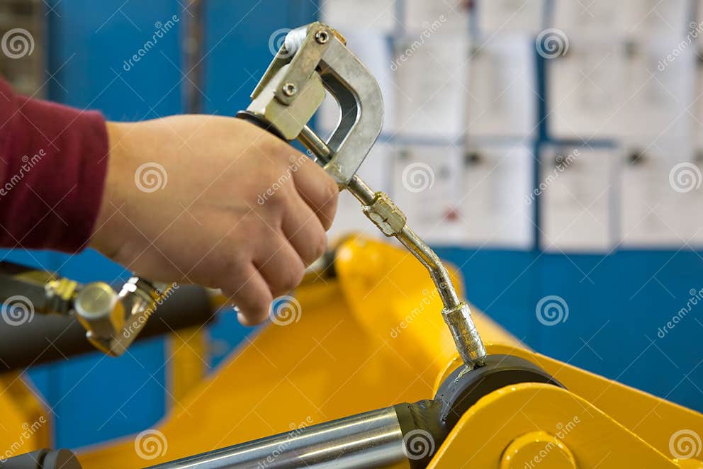 Greasing stock photo. Image of lubricant, labor, lubricate - 8494394