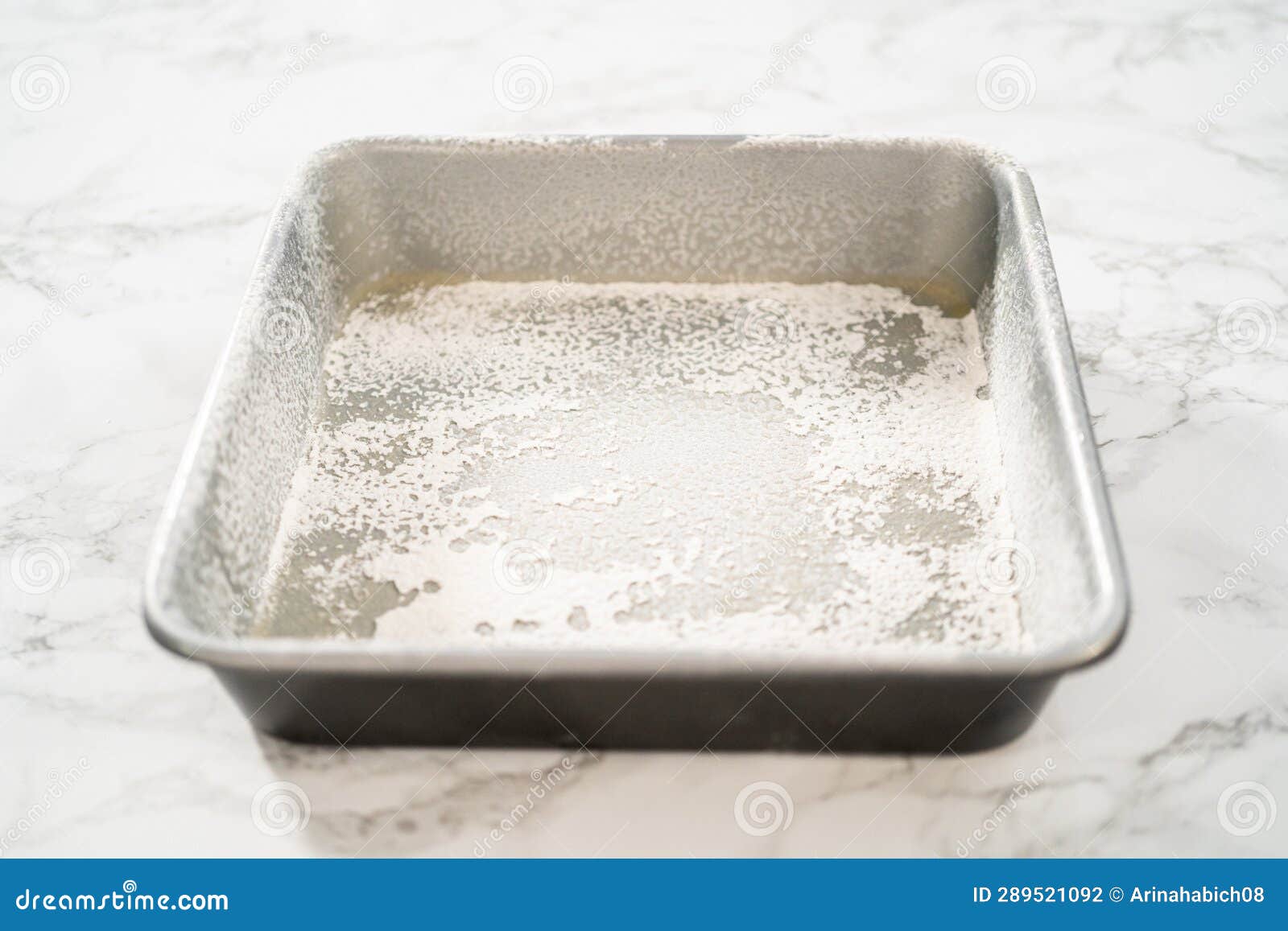 Greasing baking pan stock photo. Image of making, preparing - 289521092