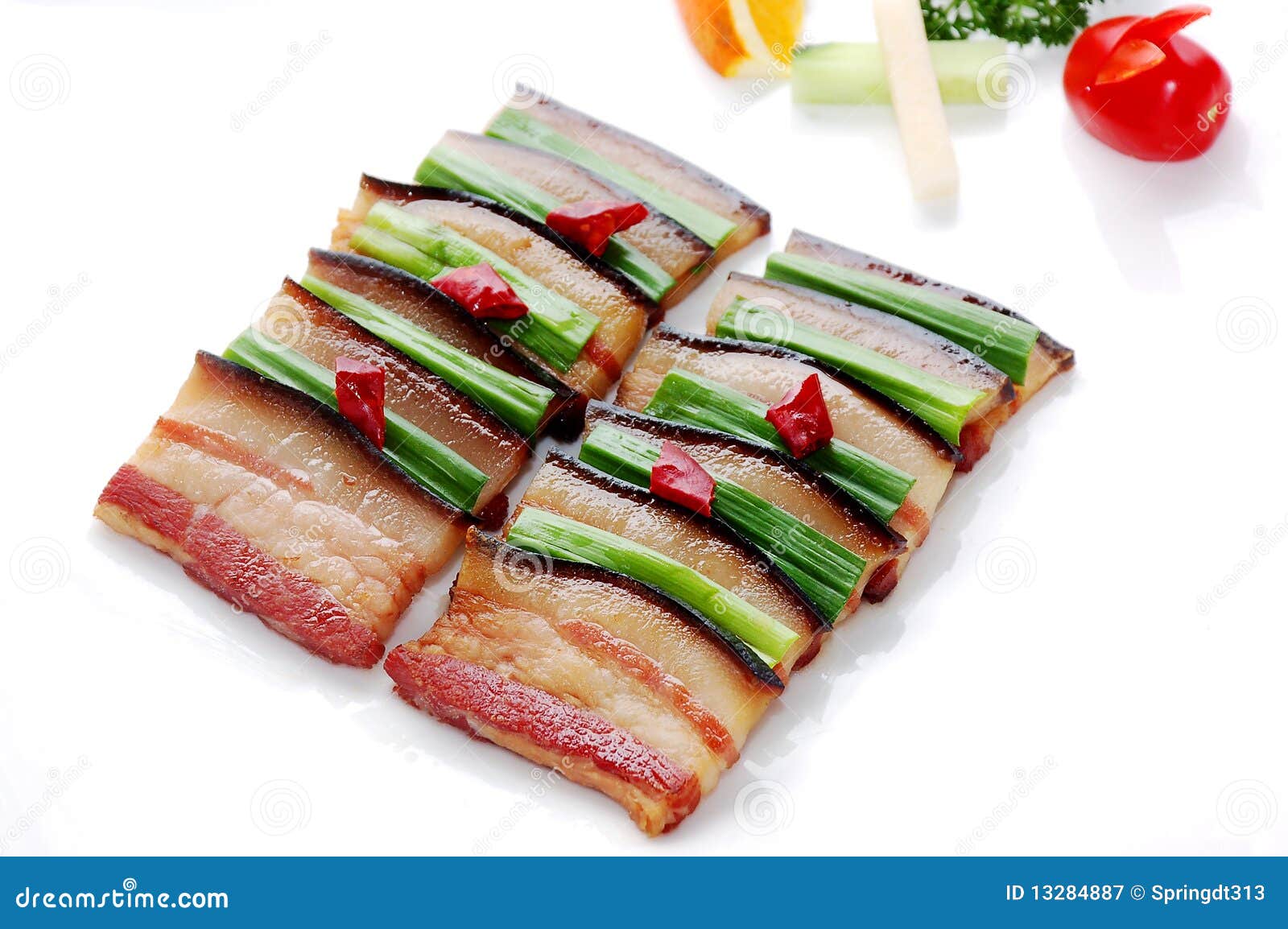 Greasy meat stock image. Image of chipped, slice, healthy - 13284887