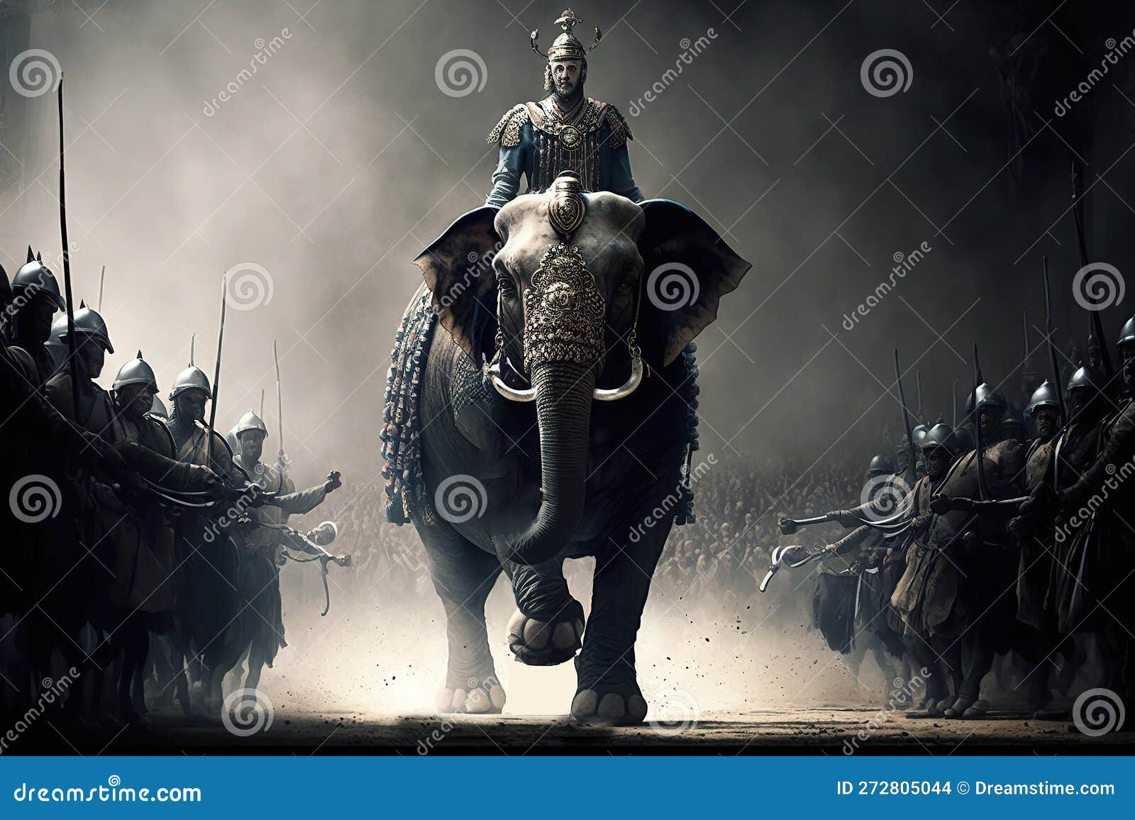 Great Ancient General Hannibal Barca Created by Generative AI Stock ...