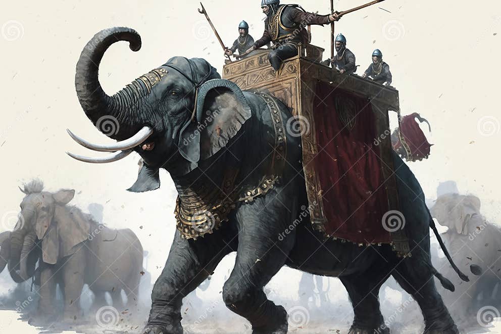 Great Ancient General Hannibal Barca Created by Generative AI Stock ...