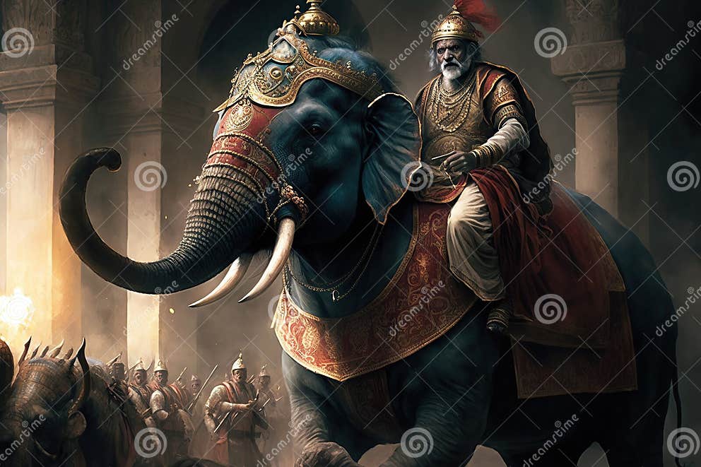Great Ancient General Hannibal Barca Created by Generative AI Stock ...