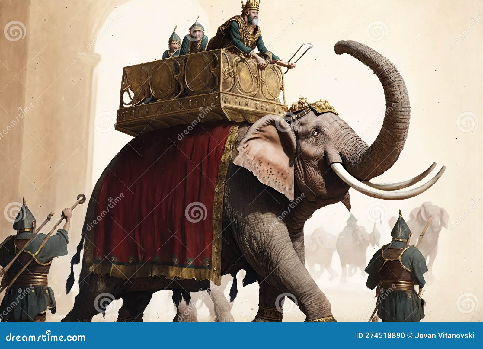 Great Ancient General Hannibal Barca Created by Generative AI Stock ...