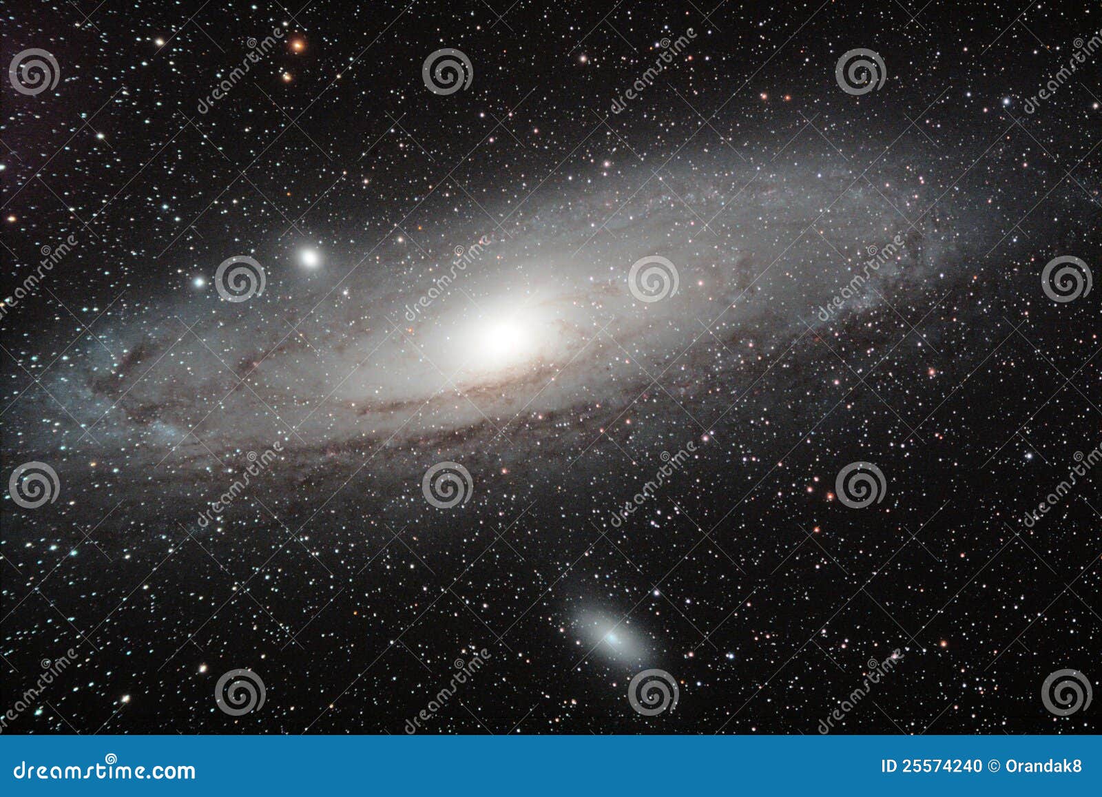 Great Andromeda Galaxy stock photo. Image of dark, galaxy - 25574240