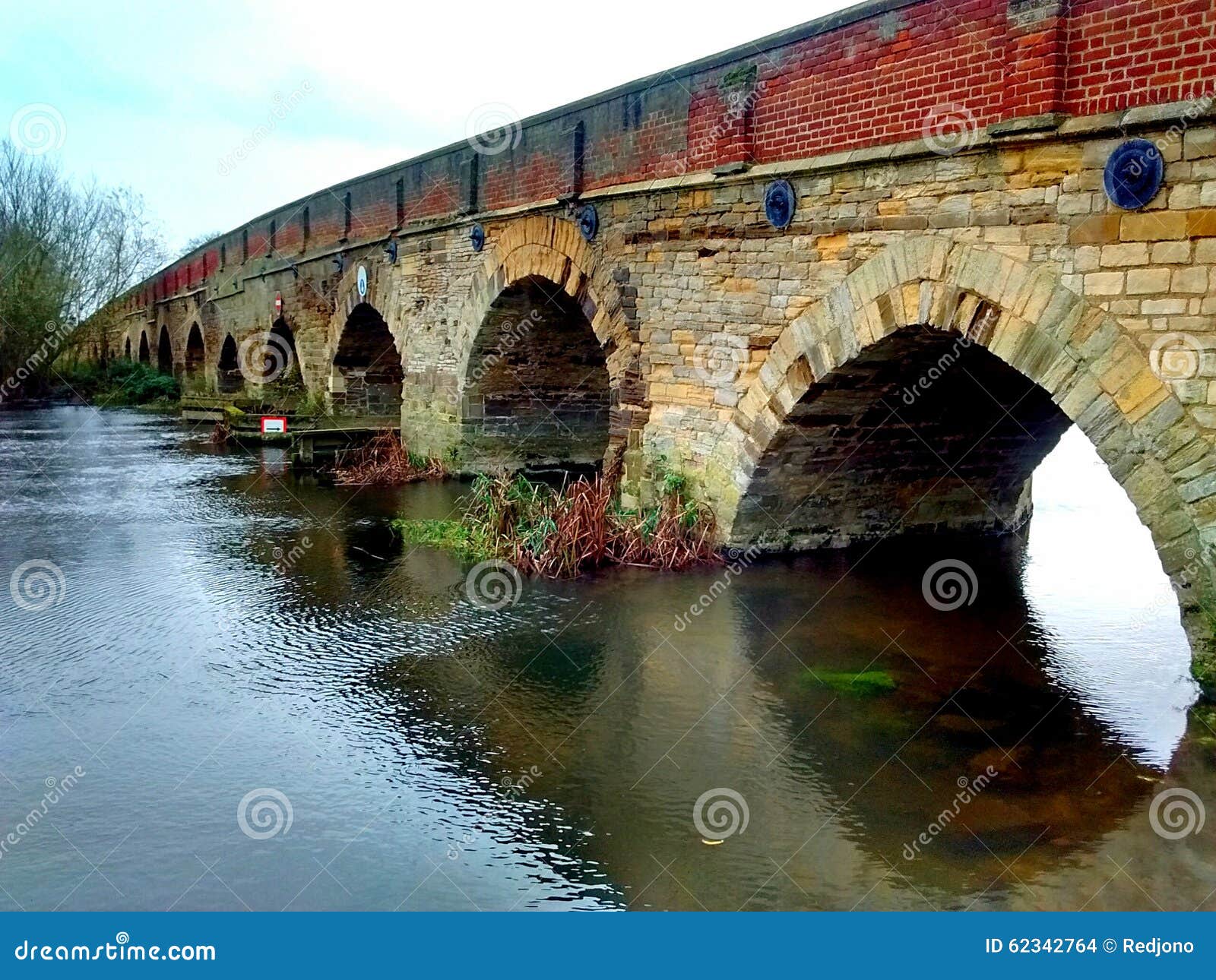 Great Barford Bridge Over River Ouse Stock Photo - Image of ...