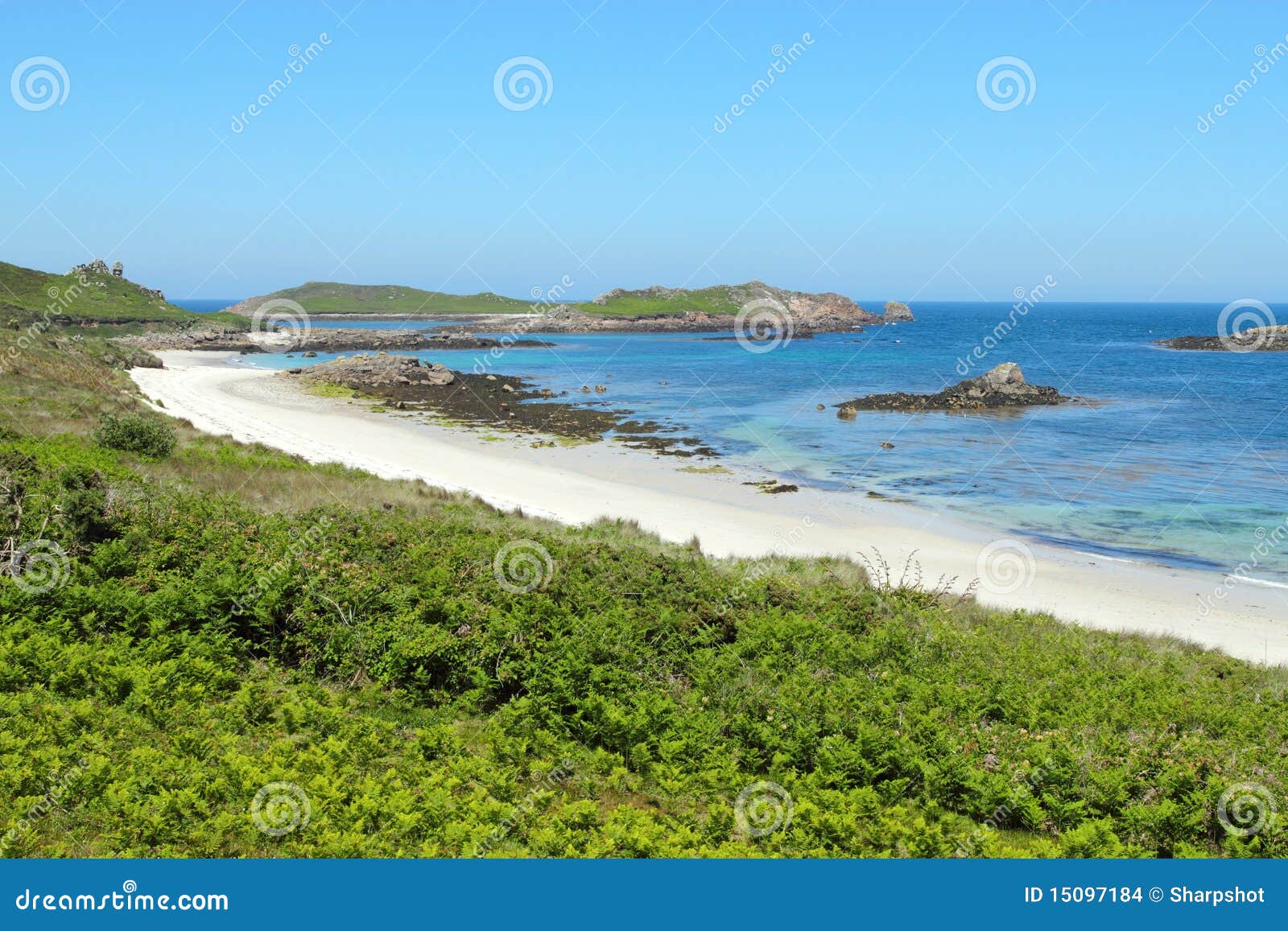Great Bay and Little Bay Beaches, St. Martin S. Stock Photo - Image of ...