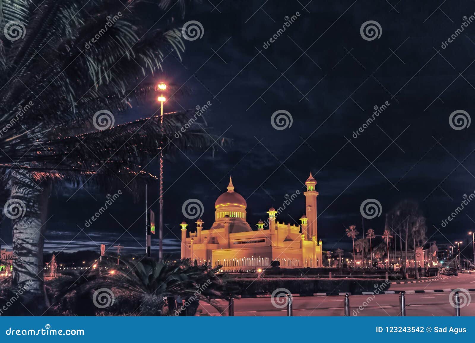 Mosque night stock photo. Image of dramatic, pray, mosque - 123243542