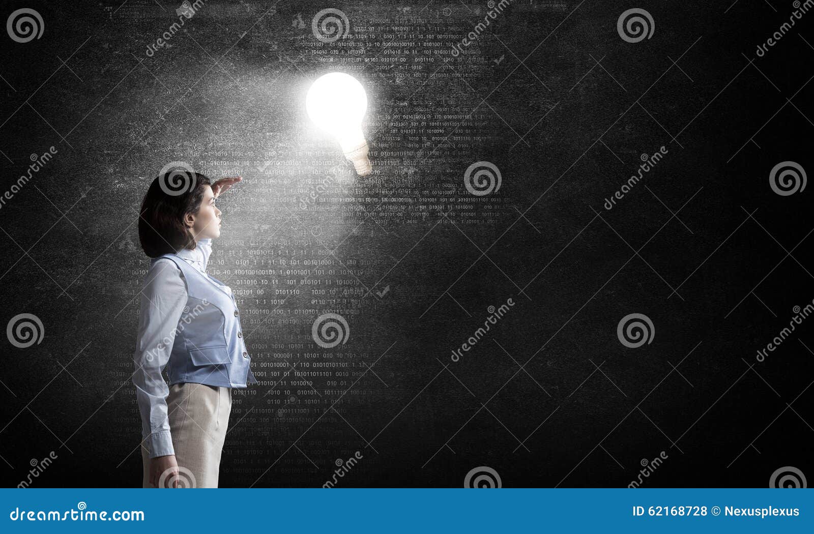 Great bright idea stock photo. Image of blinded, vision - 62168728