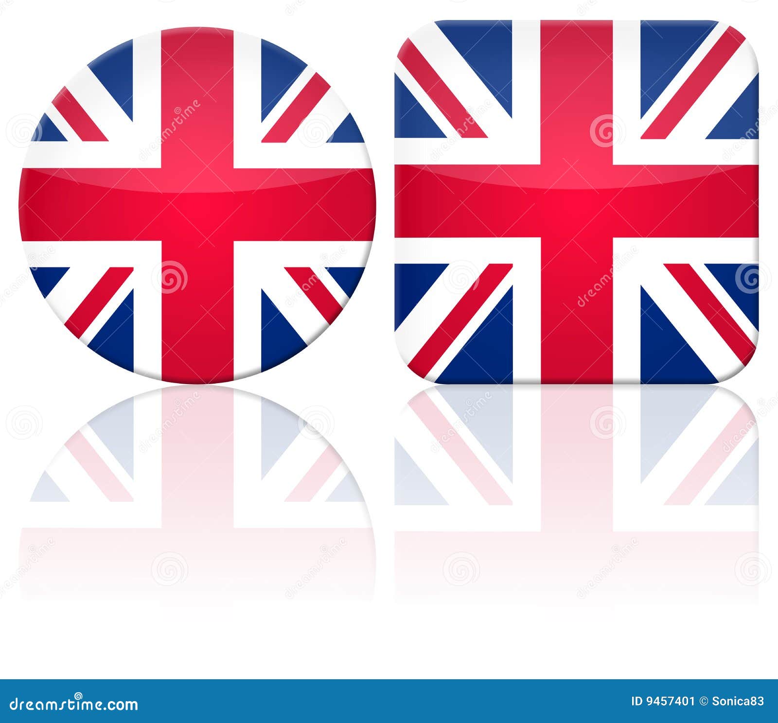 Great Britain button flag stock illustration. Illustration of button ...