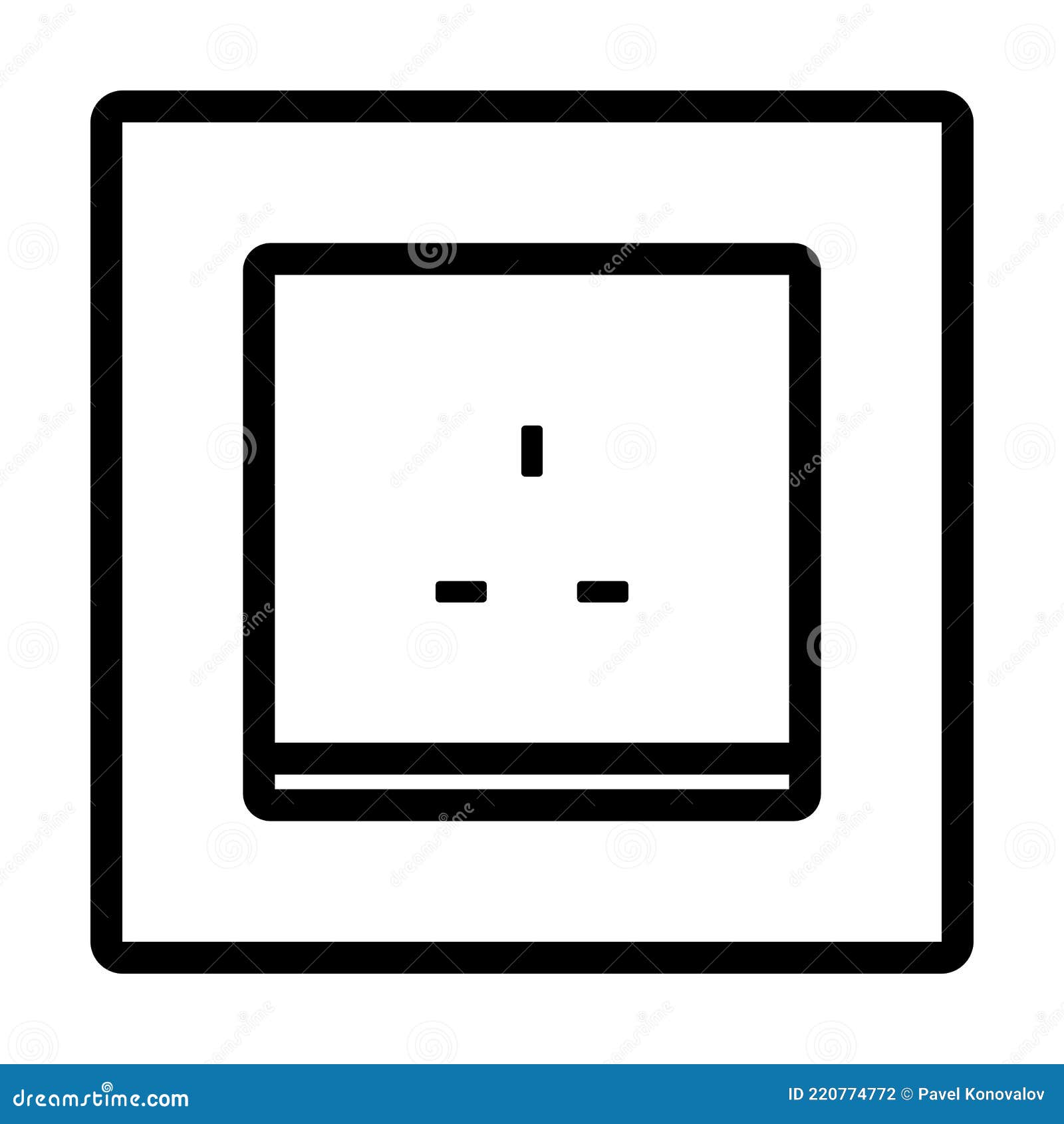 Great Britain Electrical Socket Icon Stock Vector - Illustration of ...