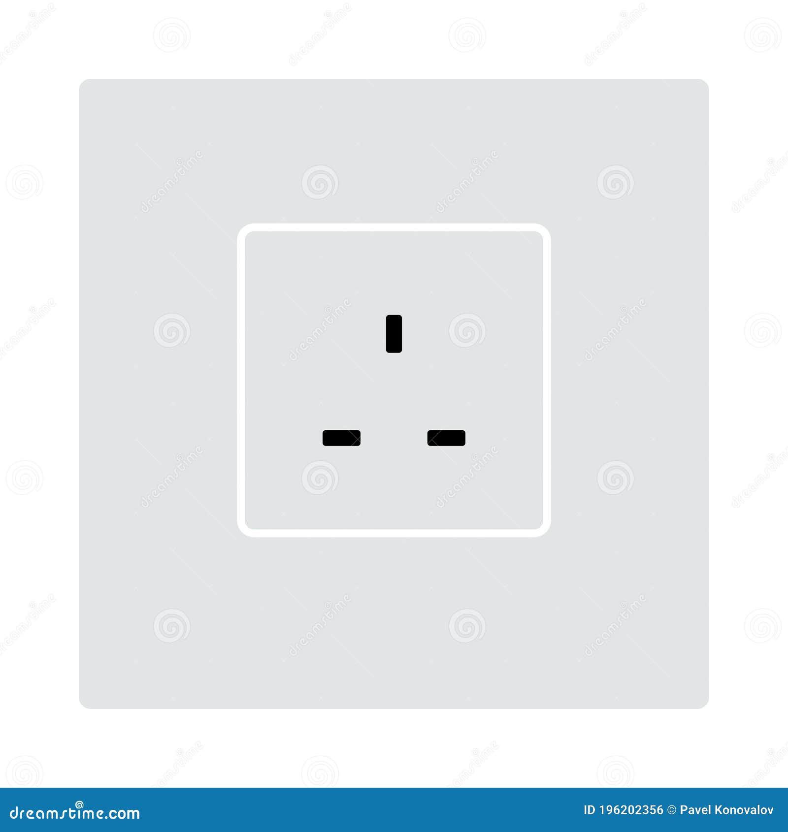 Great Britain Electrical Socket Icon Stock Vector - Illustration of ...