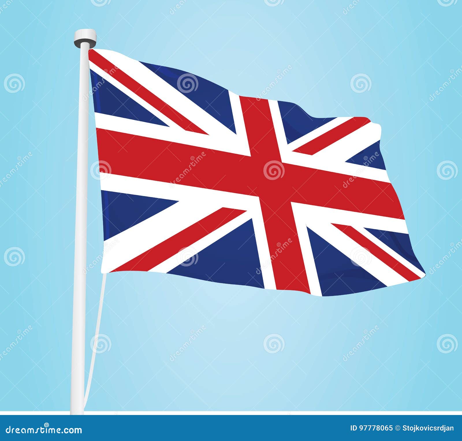 Great Britain flag stock vector. Illustration of mark - 97778065