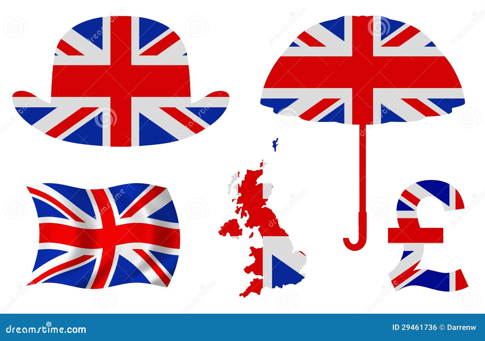 Great Britain Icons stock illustration. Illustration of country - 29461736