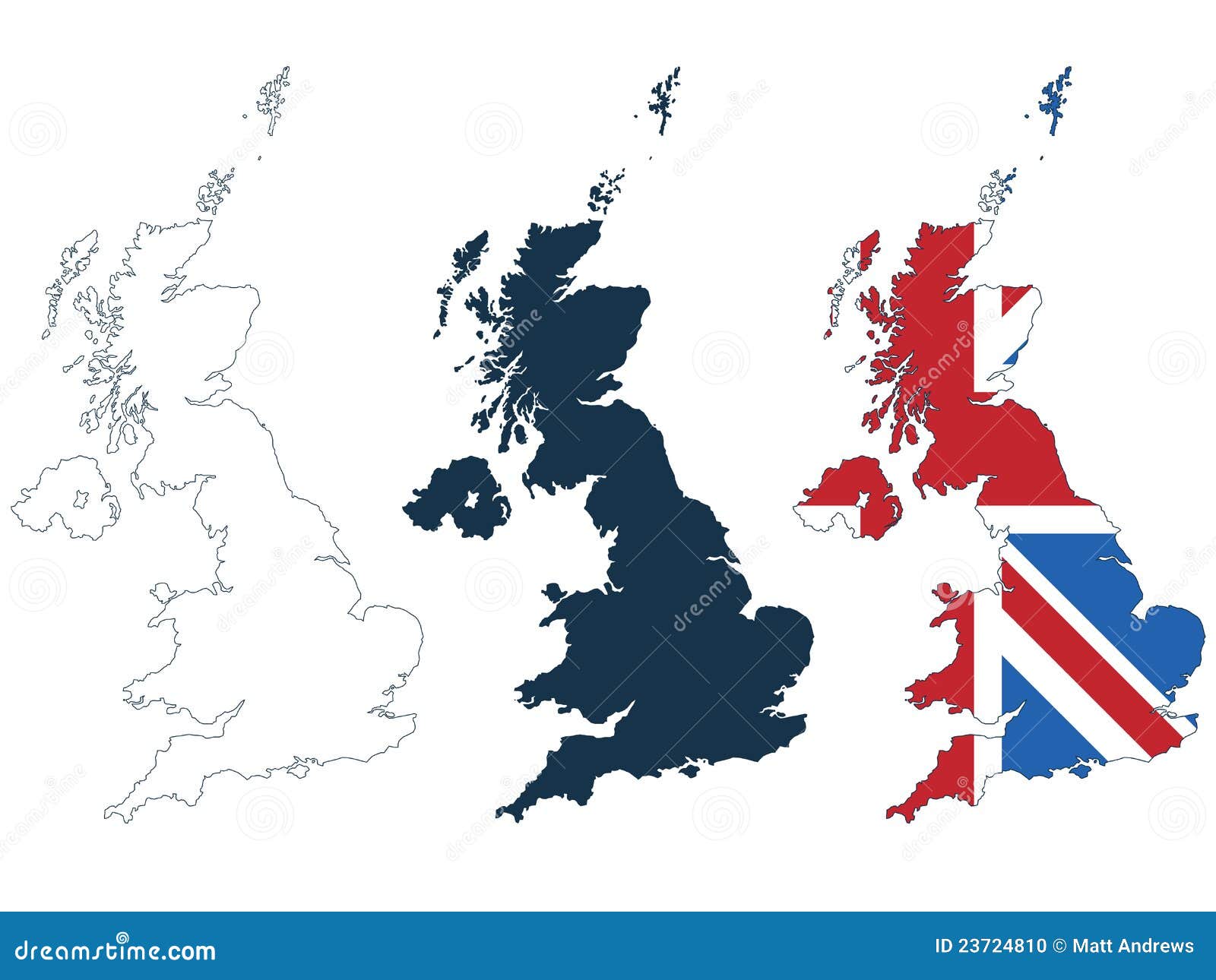 Great britain map stock vector. Illustration of britain - 23724810