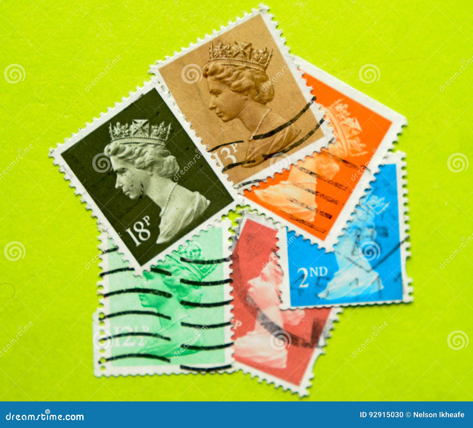 Great Britain Postage Stamp Editorial Image - Image of stamps, postage ...