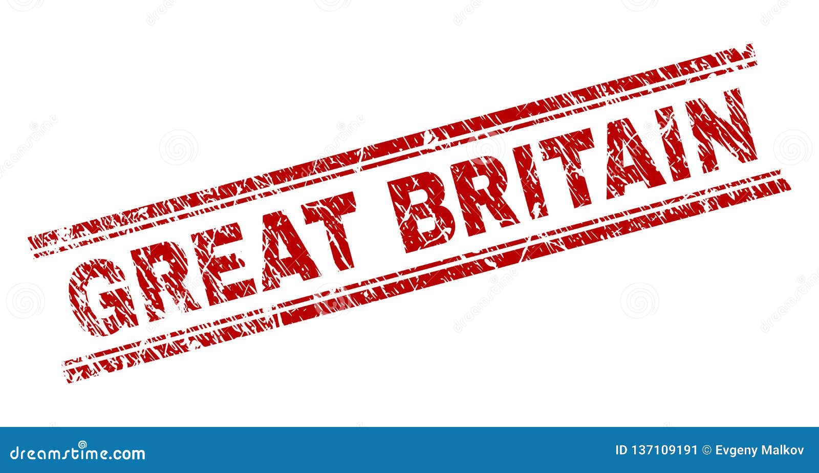 Scratched Textured GREAT BRITAIN Stamp Seal Stock Vector - Illustration ...