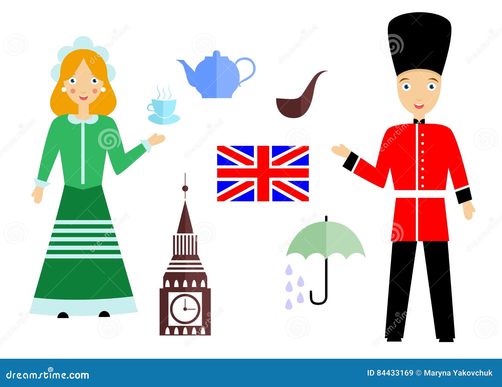 The great britain stock vector. Illustration of people - 84433169