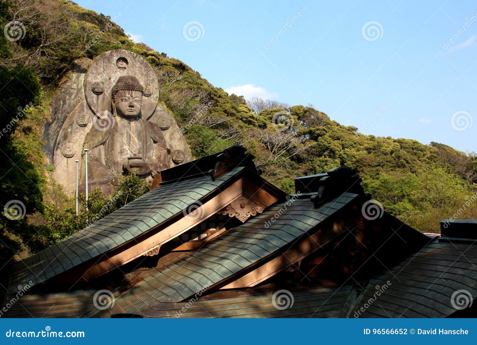 The Great Buddha of Mt. Nokogiri Stock Photo - Image of buddhism, face ...