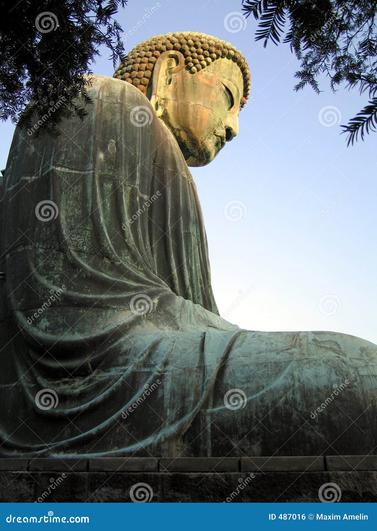 Great Buddha sideview stock photo. Image of ancient, buddha - 487016