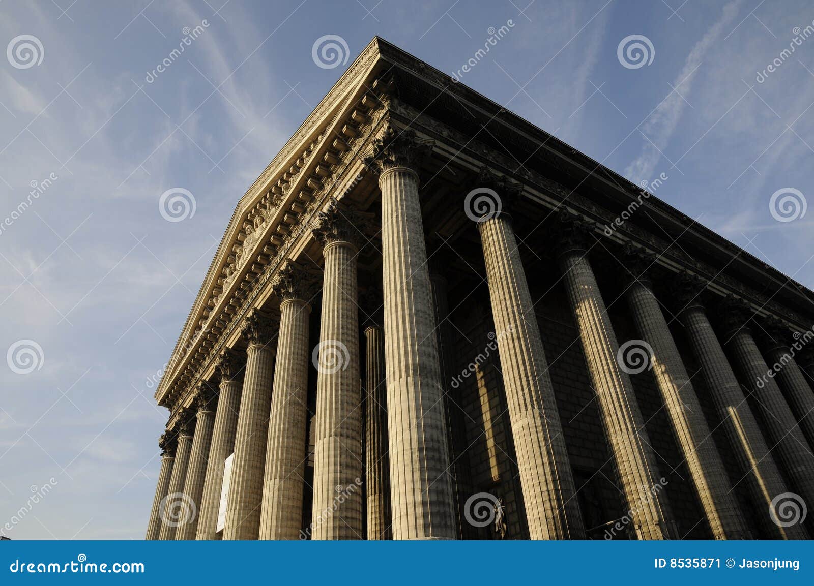 Great Building with Greek Style Stock Image - Image of greek, structure ...